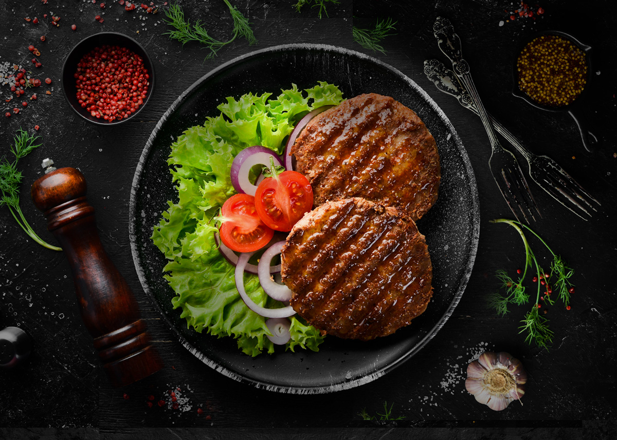 “Biftekia” (minced - patties) with Buffalo meat