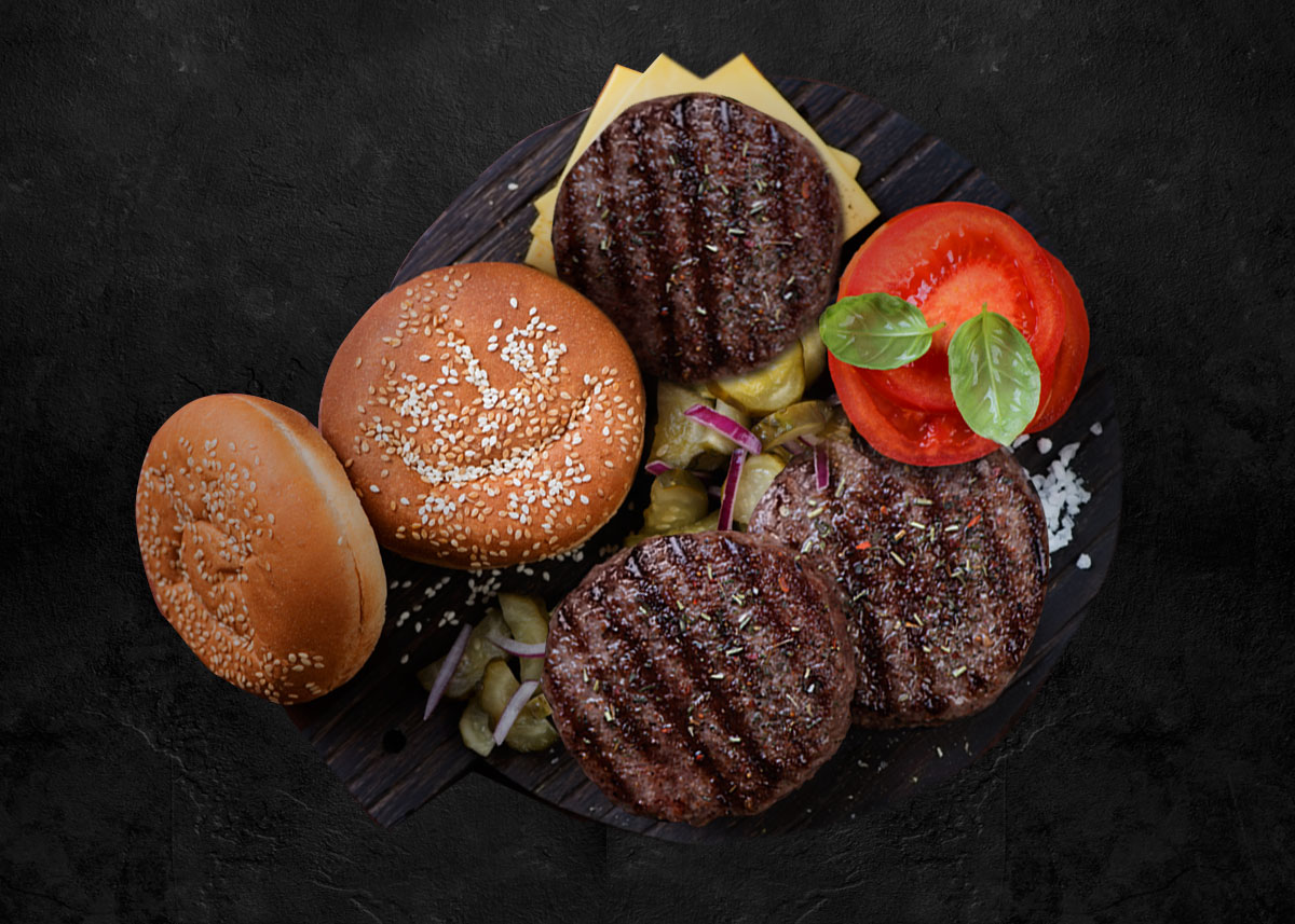Βurger with Buffalo Meat - Buffalo Meat - Kerkini Farm